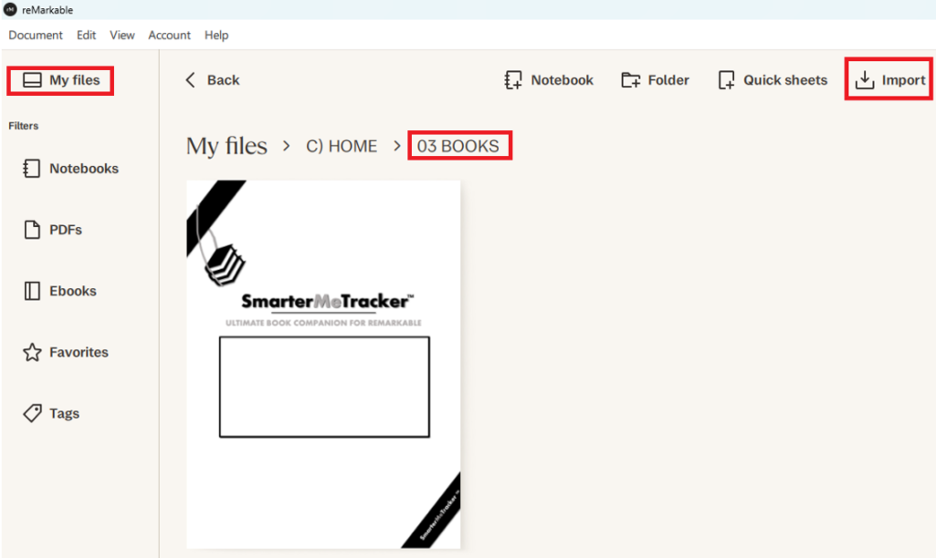 How to easily Import / Upload PDFs to reMarkable - pxptemplates.com
